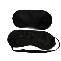China Custom Satin Sleep Eye Mask Solid Color Light Eye Shade 500pcs MOQ for Travel Work for sale
