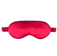 China Personalized Double Layer Elastic Strap Soft Eye Shade Travel Silk Sleep Eye Mask for sale