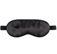 China Personalized Double Layer Elastic Strap Soft Eye Shade Travel Silk Sleep Eye Mask for sale