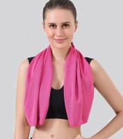 China Custom Digital Print Quick Dry Microfiber Cooling Towel 40x80cm 200GSM with Plastic Bag for sale