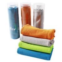 China Custom Microfiber Quick Dry Ice Cooling Towel 40x80cm 200GSM for Sports for sale