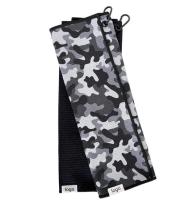China Custom Double Side RPET Microfiber Beach Towel 200GSM Quick Dry Fleece Towel 40x80cm for sale