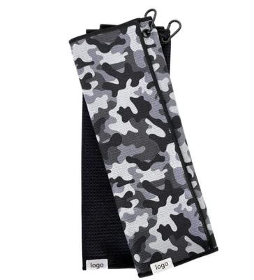 China Custom Double Side RPET Microfiber Beach Towel 200GSM Quick Dry Fleece Towel 40x80cm for sale