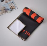 China Custom Microfiber Sports Towel 200GSM Quick Dry Suede Gym Towel 100x30cm with Logo for sale