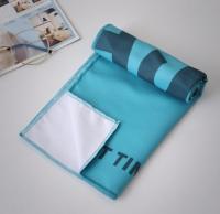 China Custom Microfiber Sports Towel 200GSM Quick Dry Suede Gym Towel 100x30cm with Logo for sale
