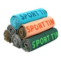 China Customized Super Soft Microfiber Sports Towel 100x30cm Instant Cooling Quick Dry Gym Towel for sale