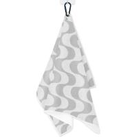 China Custom Printed Microfiber Sports Golf Towel 40x60cm with Grommet Hook OEM for sale