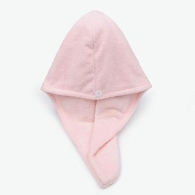 China Custom Microfiber Hair Drying Turban Wrap Towel 110GSM 23x63cm for Home SPA for sale