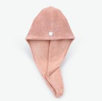 China Custom Microfiber Hair Drying Turban Wrap Towel 110GSM 23x63cm for Home SPA for sale
