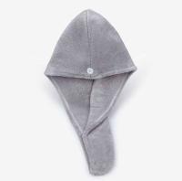 China Custom Microfiber Hair Drying Turban Wrap Towel 110GSM 23x63cm for Home SPA for sale