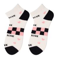 China Custom Logo Cotton Low Cut Ankle Socks for Women Knitted Dress Socks Size Free for sale