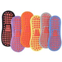 China Custom Cotton Kids Non Slip Trampoline Grip Jump Socks Free Size 500 Pairs MOQ for sale
