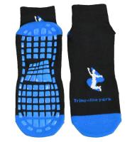 China Custom Cotton Anti Slip Trampoline Socks for Kids Indoor Playground PVC Dots Free Size for sale