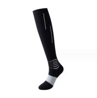 China Custom Knee High Compression Socks for Men Running Cycling Sports Cotton Nylon Polyester for sale