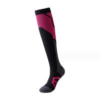 China Custom Knee High Compression Socks for Men Running Cycling Sports Cotton Nylon Polyester for sale