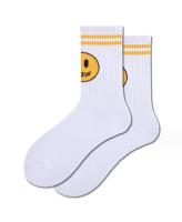 China Custom Logo Crew Men Socks Cotton Knitted Dress Socks Free Size Custom Color for sale