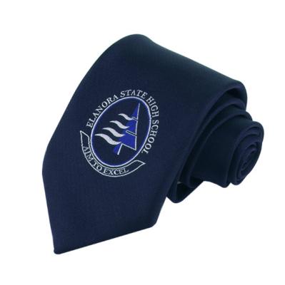 China Custom OEM Polyester Neckties for Men Business Logo Ties Wholesale 200pcs MOQ for sale