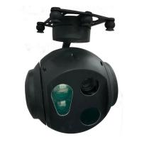 China 360º Continous Three - axis Uncooled FPA EO IR Thermal Camera Gimbal With IR + TV + LRF for sale