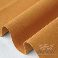 China 1.2mm Microfiber Synthetic Suede Leather Waterproof Eco Friendly For Shoes Upper for sale