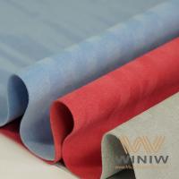 China Microfiber PU Suede Leather Fabric Waterproof Faux Leather Fabric Sheets for sale