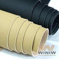 China 1.2mm Waterproof Leather Fabric Soft Automotive Car Interior Leather for sale