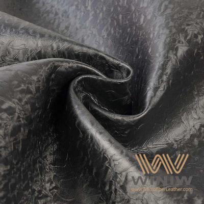 China PU Microfiber Shoes Synthetic Leather Fabric Waxy Texture 1.4mm Thickness for sale