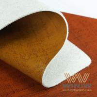 China Breathable Synthetic Leather Upholstery 0.6mm - 2.0mm Thickness For Furniture for sale