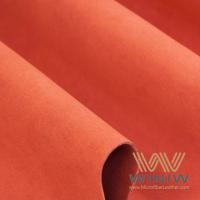 China Soft PU Microfiber Faux Leather Material Automotive Abrasion Resistant for sale