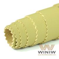 China Synthetic Microfiber Faux Leather Fabric Embossed For Car Upholstery for sale