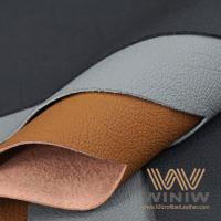 China Automotive Soft Embossed Faux Leather Fabric Microfiber Customized Color for sale