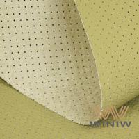 China Perforated Textured PVC Synthetic Leather Automotive For Seat Covers for sale