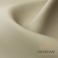 China Fashion PU Synthetic Leather Fabric Microfiber Embossed For Automotive Interior for sale
