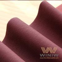 China Eco Friendly Microfiber PVC Faux Leather Fabric Synthetic For Car Upholstery for sale