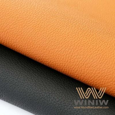 China Artificial PU Automotive Faux Leather Microfiber Fabric 1.4mm Thickness for sale