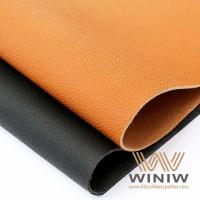 China Artificial PU Automotive Faux Leather Microfiber Fabric 1.4mm Thickness for sale