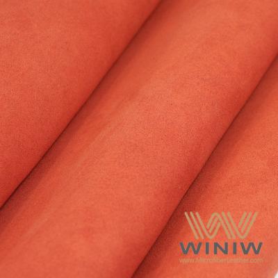 China Double Sided Suede Microfiber Leather High Color Fastness PU Fabric Leather for sale