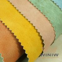 China DMF Free Garment PU Leather Synthetic 0.5mm 0.6mm 0.7mm Thickness Waterproof for sale