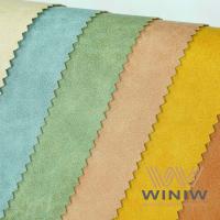 China DMF Free Garment PU Leather Synthetic 0.5mm 0.6mm 0.7mm Thickness Waterproof for sale