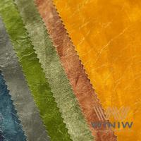 China DMF Free Synthetic Garment PU Leather 0.5mm 0.6mm 0.7mm Thickness For Jackets for sale
