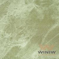 China PU Faux Printed Synthetic Leather Fabric 0.5mm - 0.8mm Thickness For Pants for sale