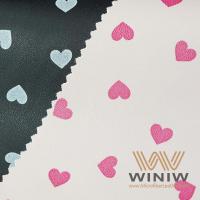 China PU Faux Printed Synthetic Leather Fabric 0.5mm - 0.8mm Thickness For Pants for sale