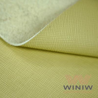 China PU Microfiber Suede Leather 0.45mm - 1.8mm Thickness For Automotive Upholstery for sale