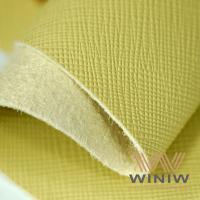 China PU Microfiber Suede Leather 0.45mm - 1.8mm Thickness For Automotive Upholstery for sale