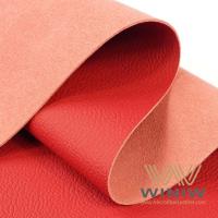 China Ultrathin Synthetic Faux Chamois Leather Sheets PU Microfiber For Upholstery for sale