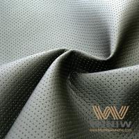 China Automotive Pliable Synthetic Chamois Leather Microfiber Perforated Faux Leather for sale