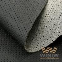 China Automotive Pliable Synthetic Chamois Leather Microfiber Perforated Faux Leather for sale