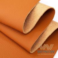 China Bags Premium Vegan Leather Embossed 1.2mm Microfiber PU Litchi Faux Leather for sale