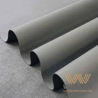 China Nappa PU Synthetic Chamois Leather Automotive Upholstery Fabric For Chairs for sale