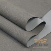 China Nappa PU Synthetic Chamois Leather Automotive Upholstery Fabric For Chairs for sale
