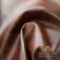China 1.4mm Thickness Bags Vegan Leather Acorn Calf Soft Synthetic Leather Material for sale